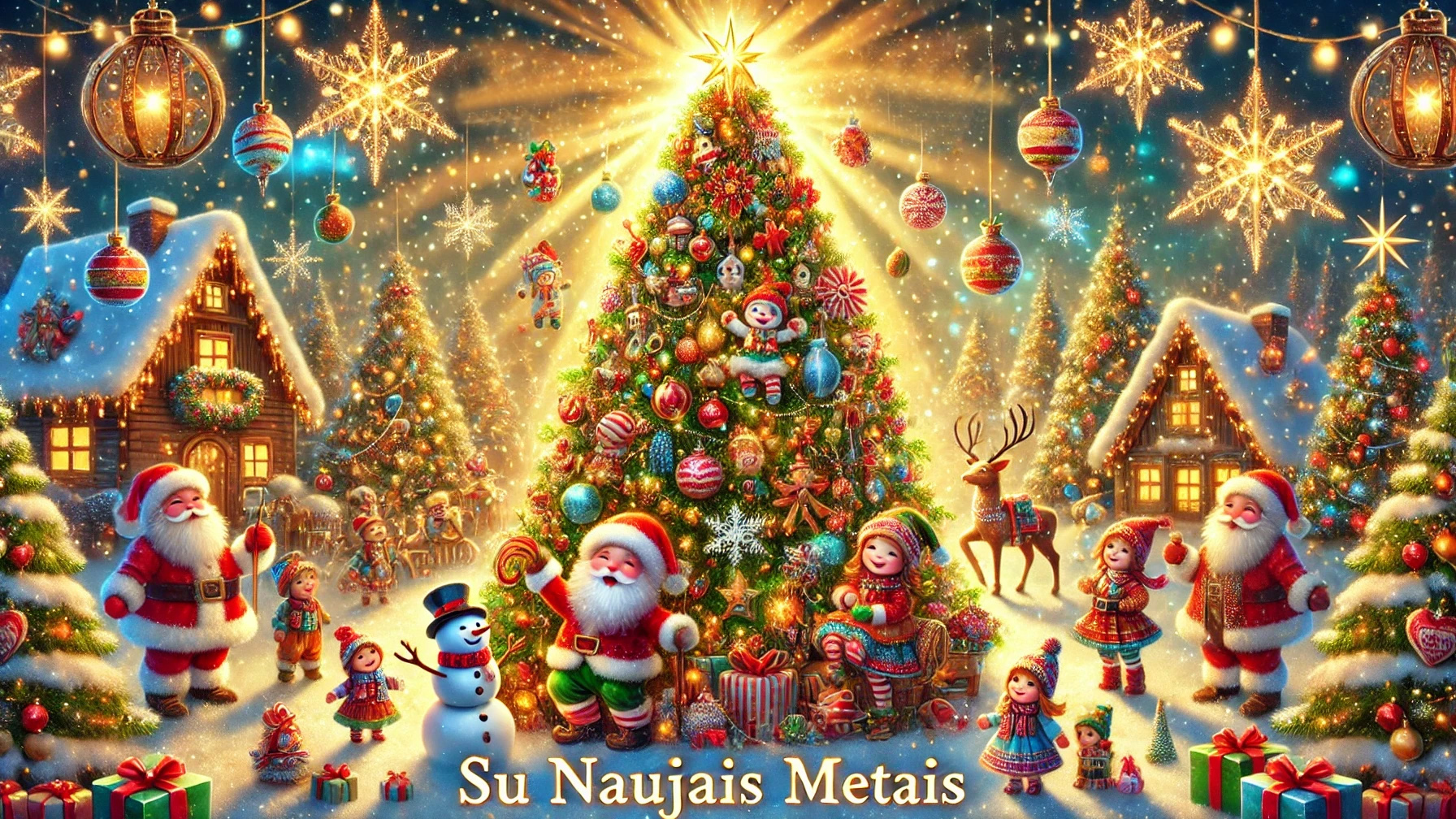 Naujametiniai Sveikinimai su Humoru: Juokas, Kuris Truks Visus Metus