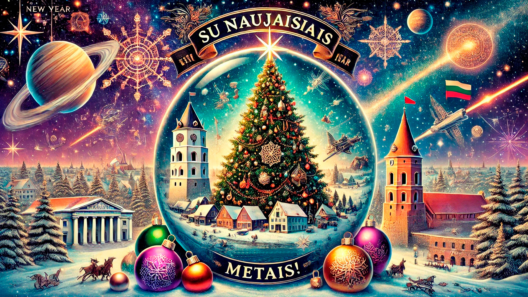 Įkvepiantys Naujametiniai Sveikinimai Jūsų Artimiesiems