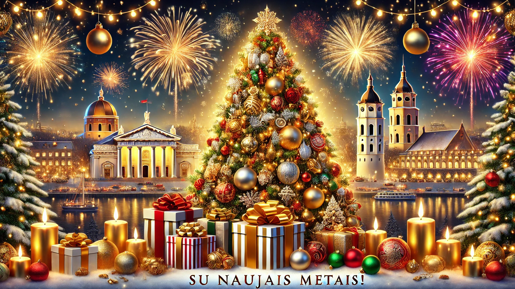 Kūrybiški Naujametiniai Atvirukai – Džiaugsmo ir Šilumos Linkėjimai